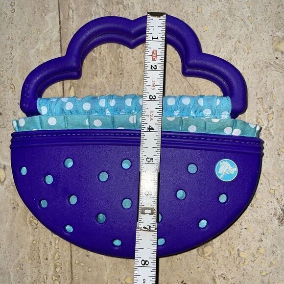 CROCS | Bags | Rare Sweet Purple Crocs Charm Display Bag | Poshmark